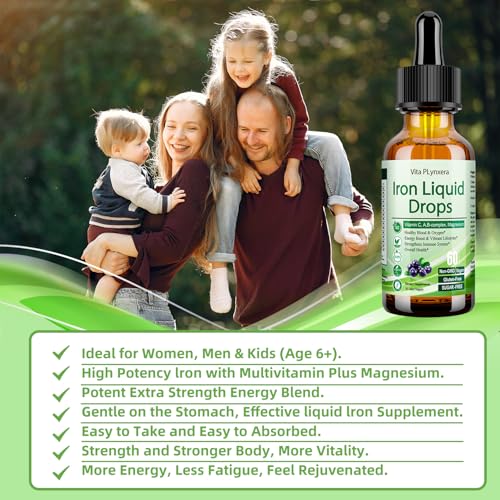 vegan-friendly iron drops for families