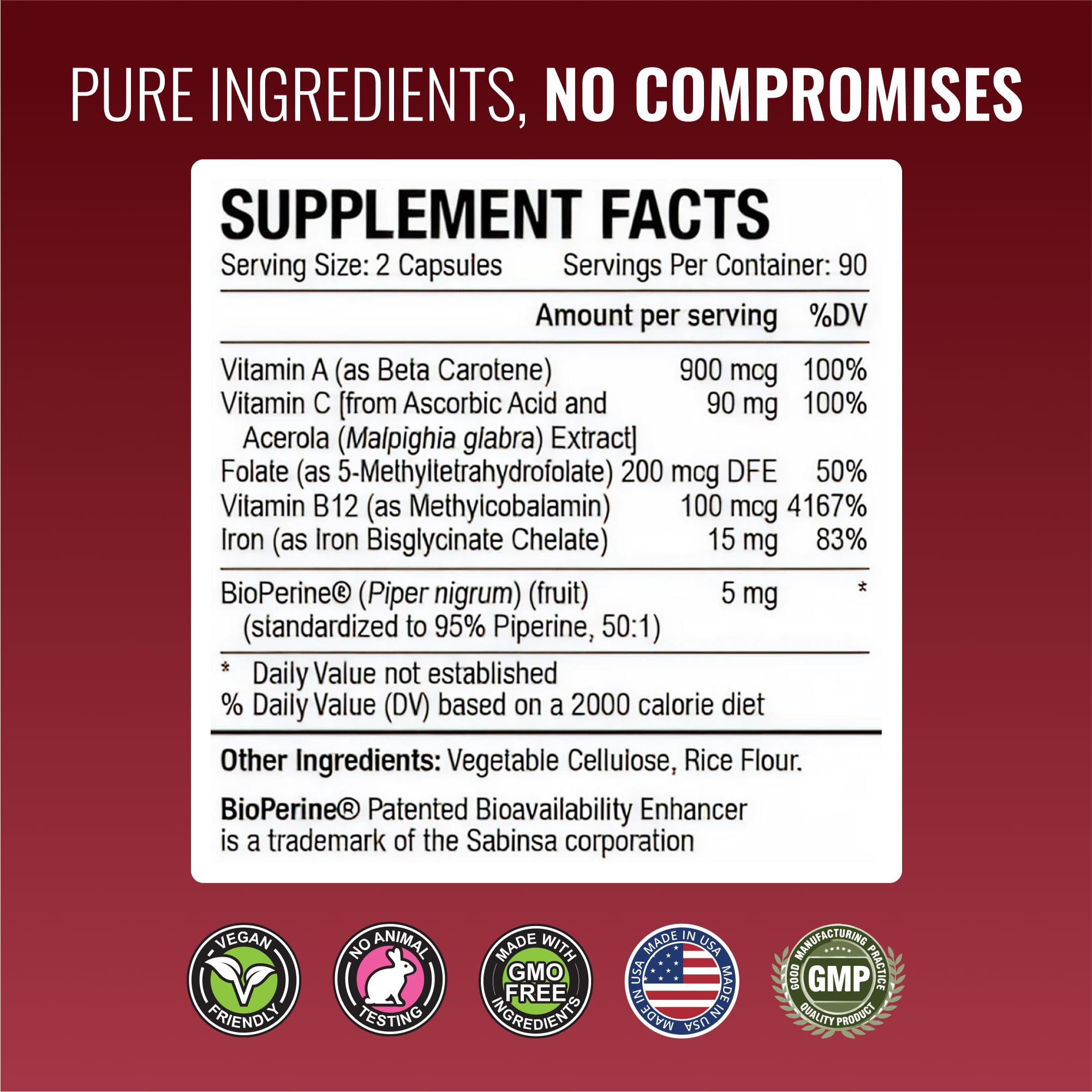 vegan-friendly iron for better nutrition