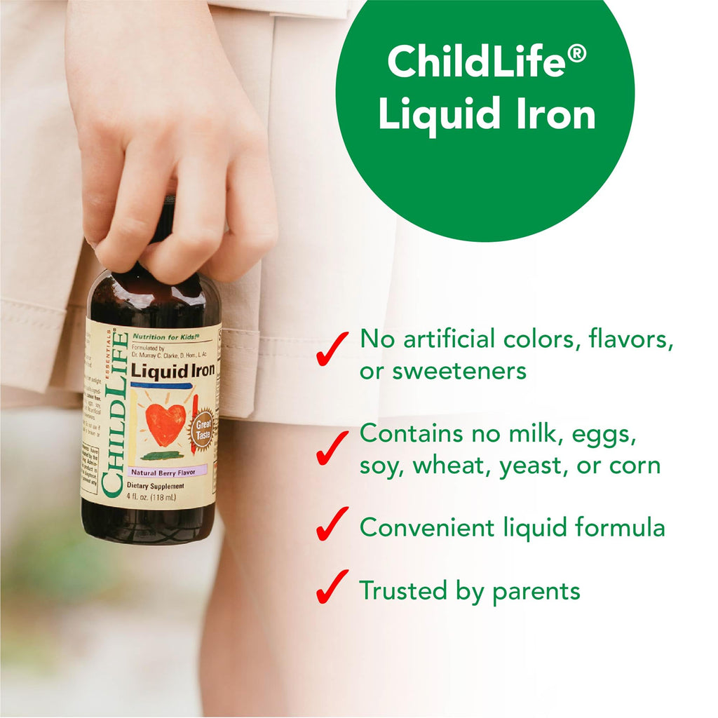 Vegan-friendly iron for children's nutrition