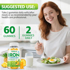 Vegan-friendly iron gummies for vitality