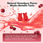 Vegan-friendly iron supplement gummies