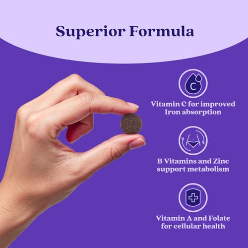 Vegan-friendly iron supplement in gummies