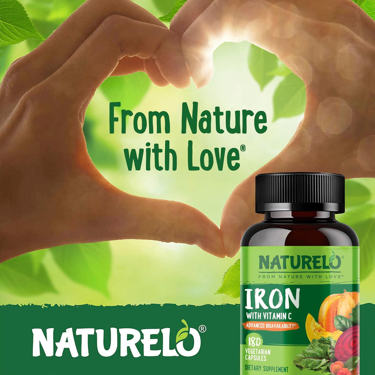 vegan-friendly iron supplement option