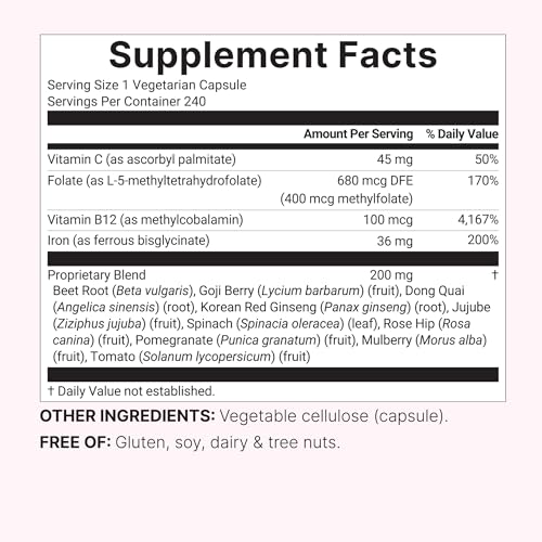 vegan-friendly iron supplement option