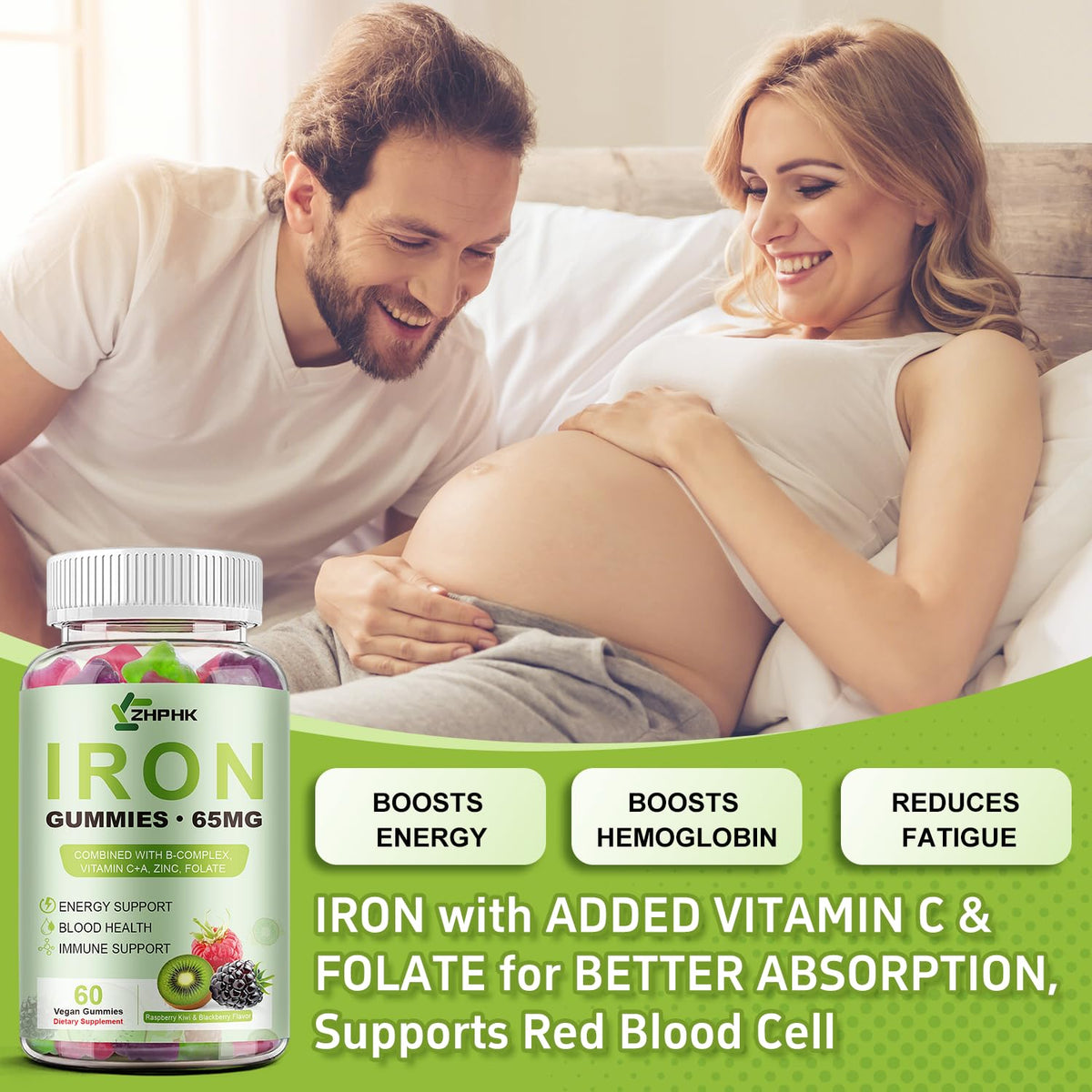 vegan-friendly iron supplement option