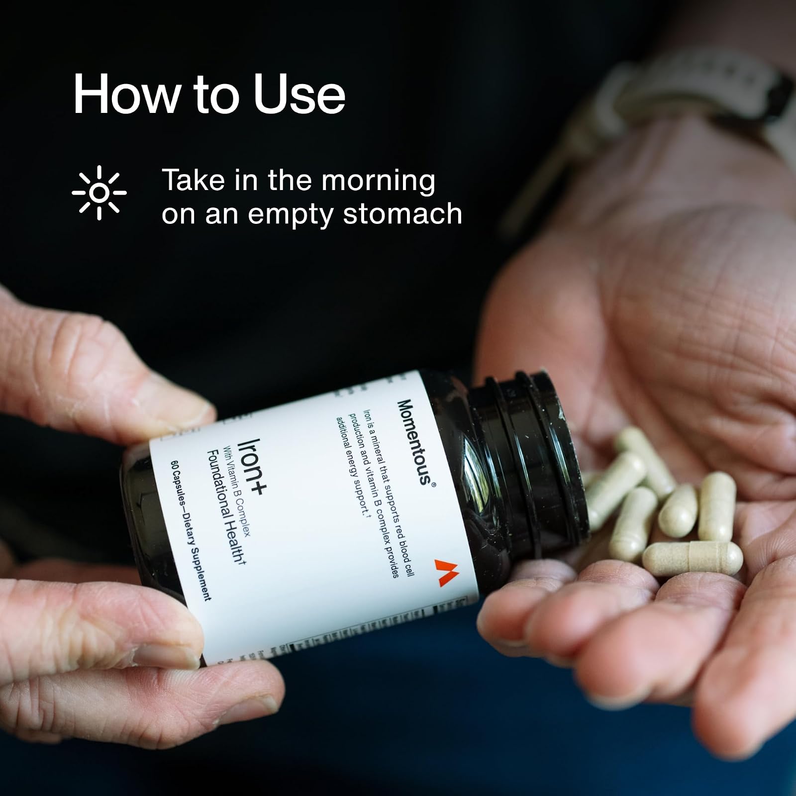 vegan-friendly iron supplement option