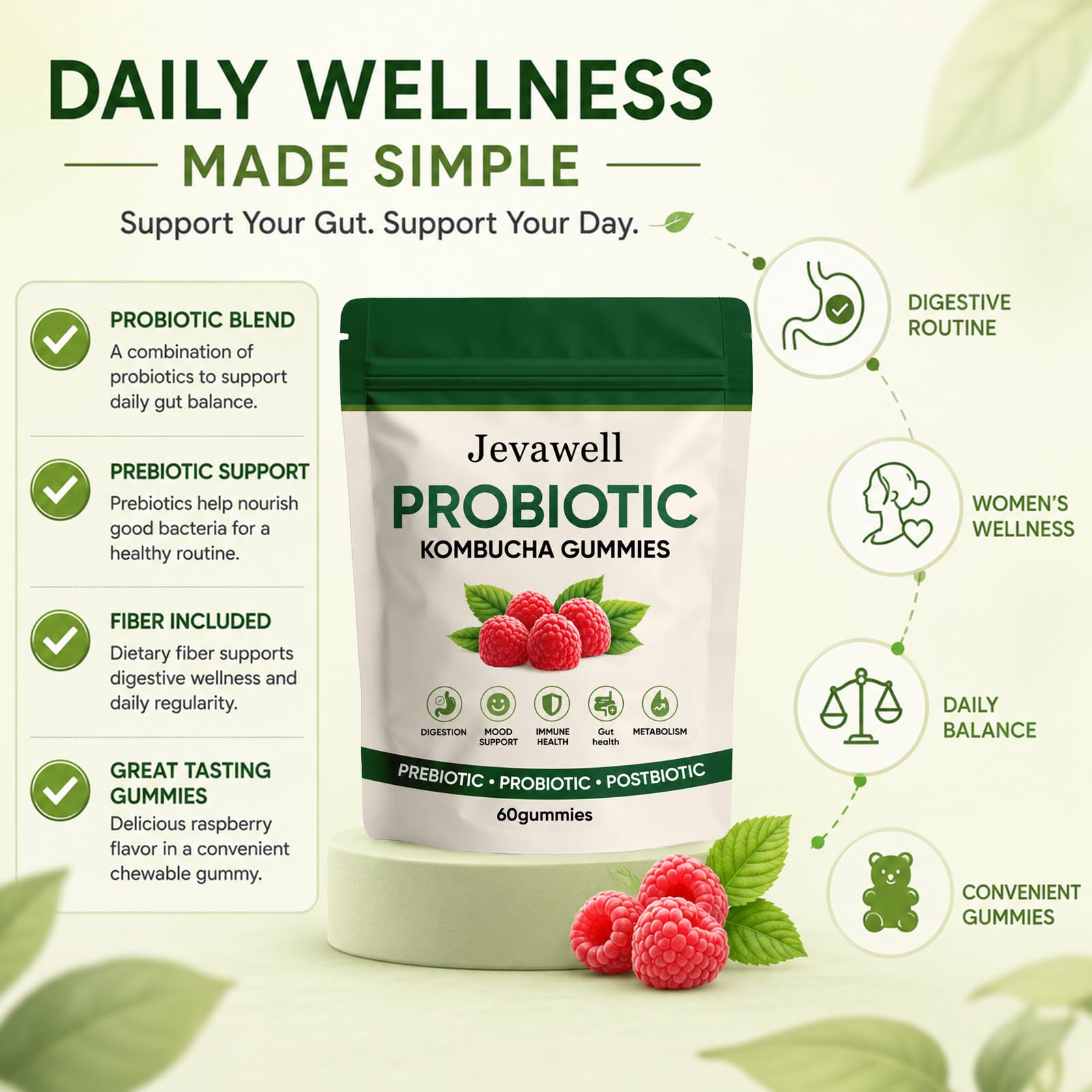 Vegan-friendly Jevawell multivitamins