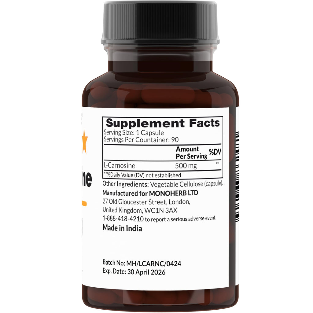 vegan-friendly L-Carnosine supplement