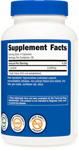 vegan-friendly L-Leucine capsules