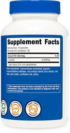vegan-friendly L-Leucine capsules