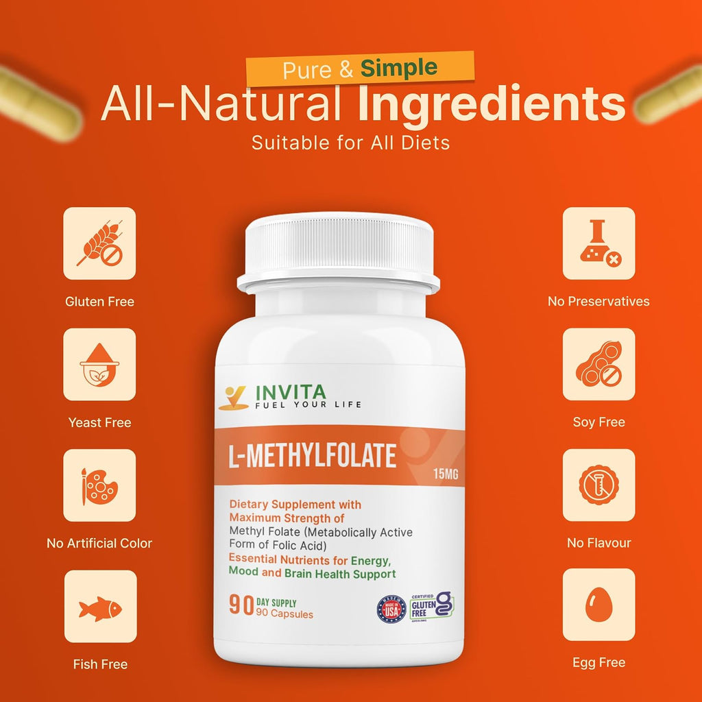 Vegan-friendly L-Methylfolate formula