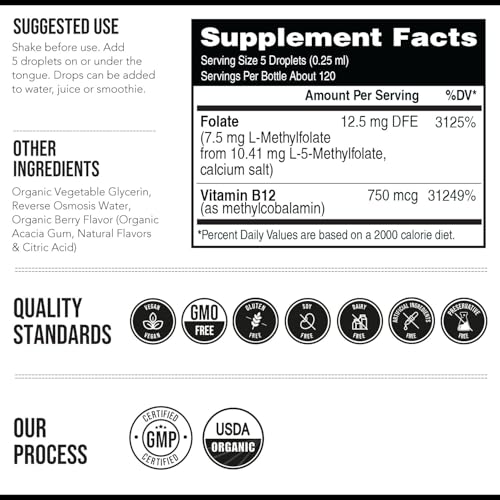 Vegan-friendly L Methylfolate formula