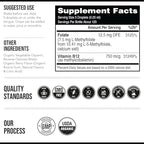 Vegan-friendly L Methylfolate formula