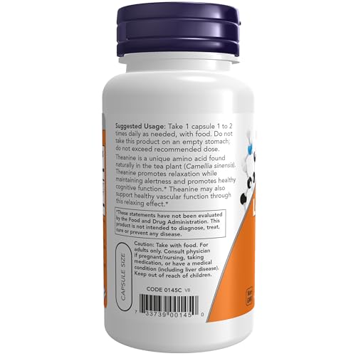 Vegan-friendly L-Theanine capsules