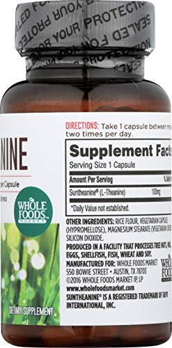vegan-friendly L-Theanine capsules