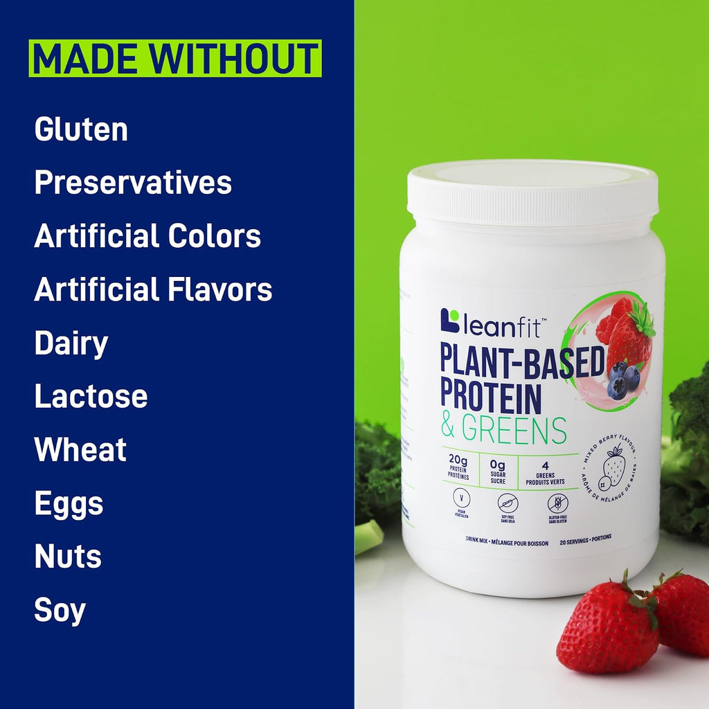 vegan-friendly LeanFit protein supplement
