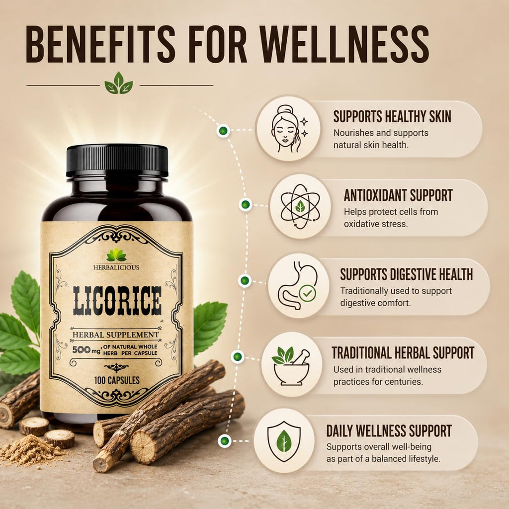 vegan-friendly licorice root supplement