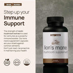 vegan-friendly lion's mane capsules