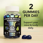 Vegan-friendly Lion's Mane Chaga gummies