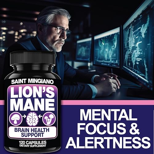 vegan-friendly Lion's Mane mushroom capsules