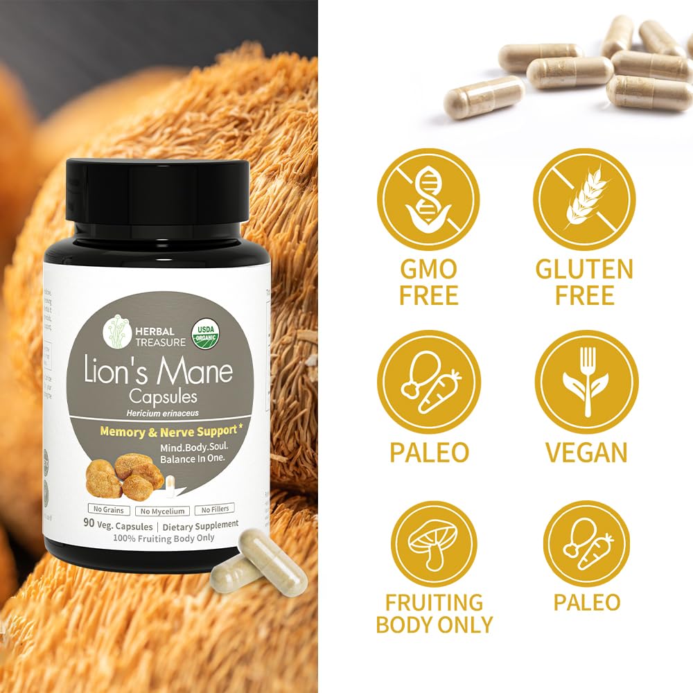 vegan-friendly lions mane capsules