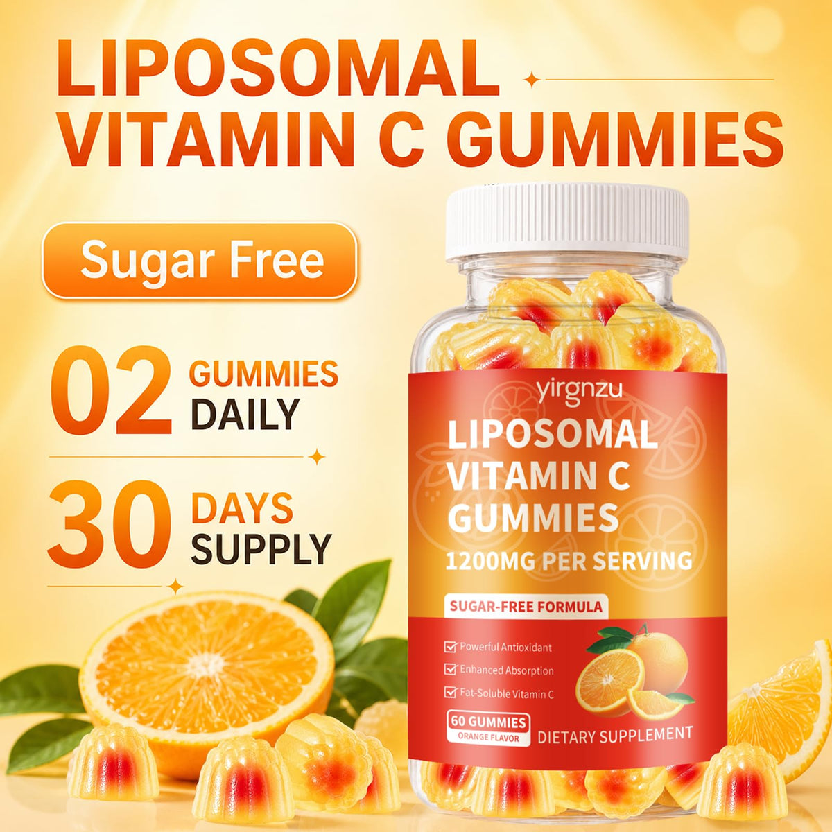 Vegan-friendly Liposomal Vitamin C supplement