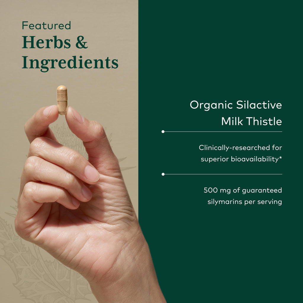 Vegan-friendly liver health capsules