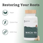 Vegan-friendly maca root supplement