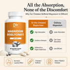 vegan-friendly magnesium bisglycinate capsules