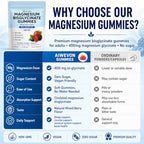 Vegan-friendly magnesium bisglycinate gummies