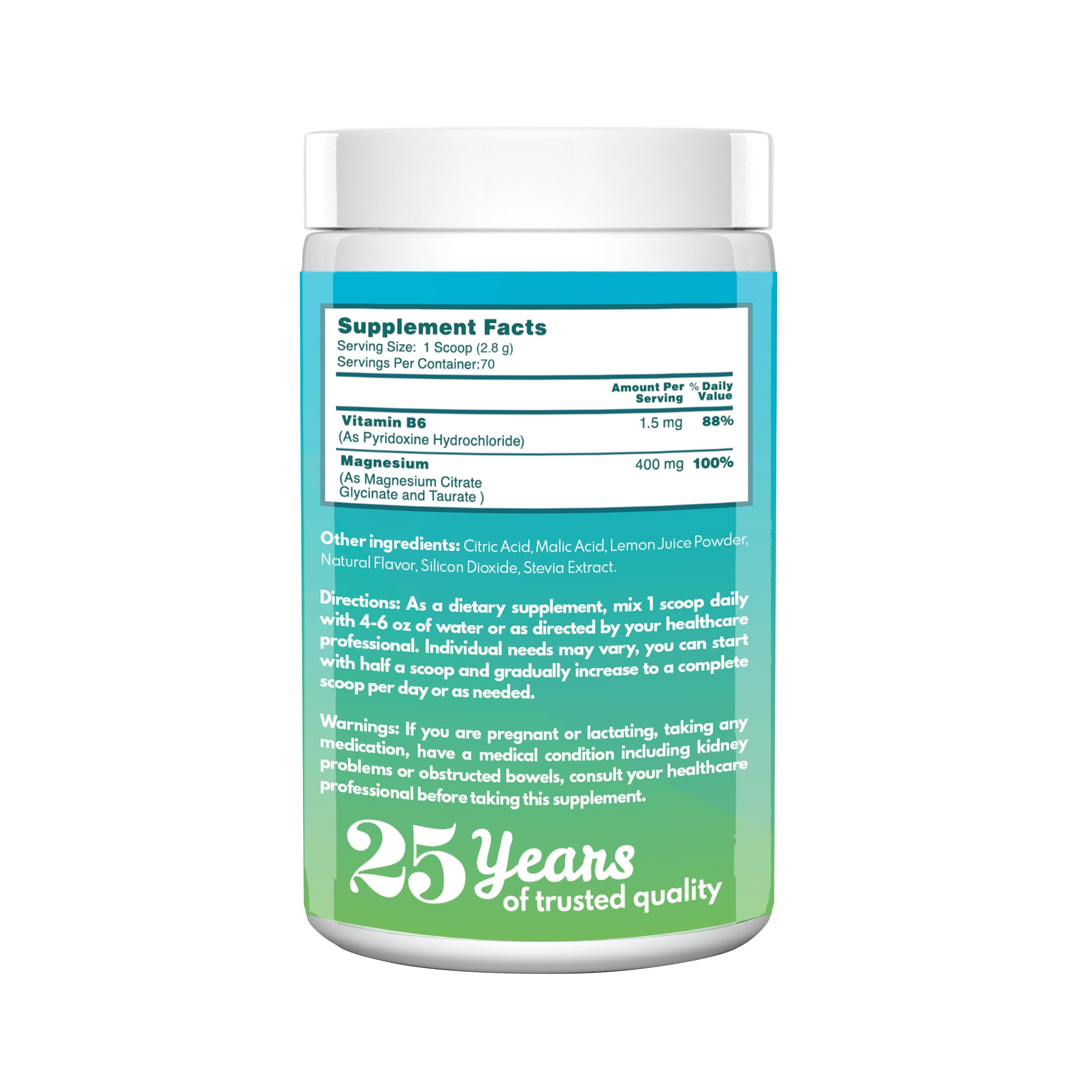 vegan-friendly magnesium complex formula