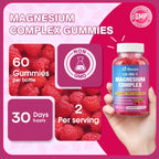 Vegan-friendly magnesium complex gummies