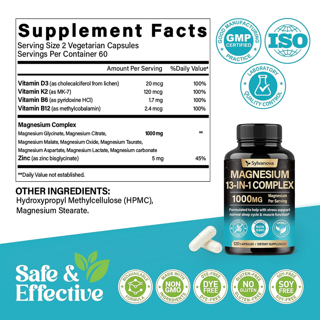 Vegan-friendly magnesium for active lifestyles