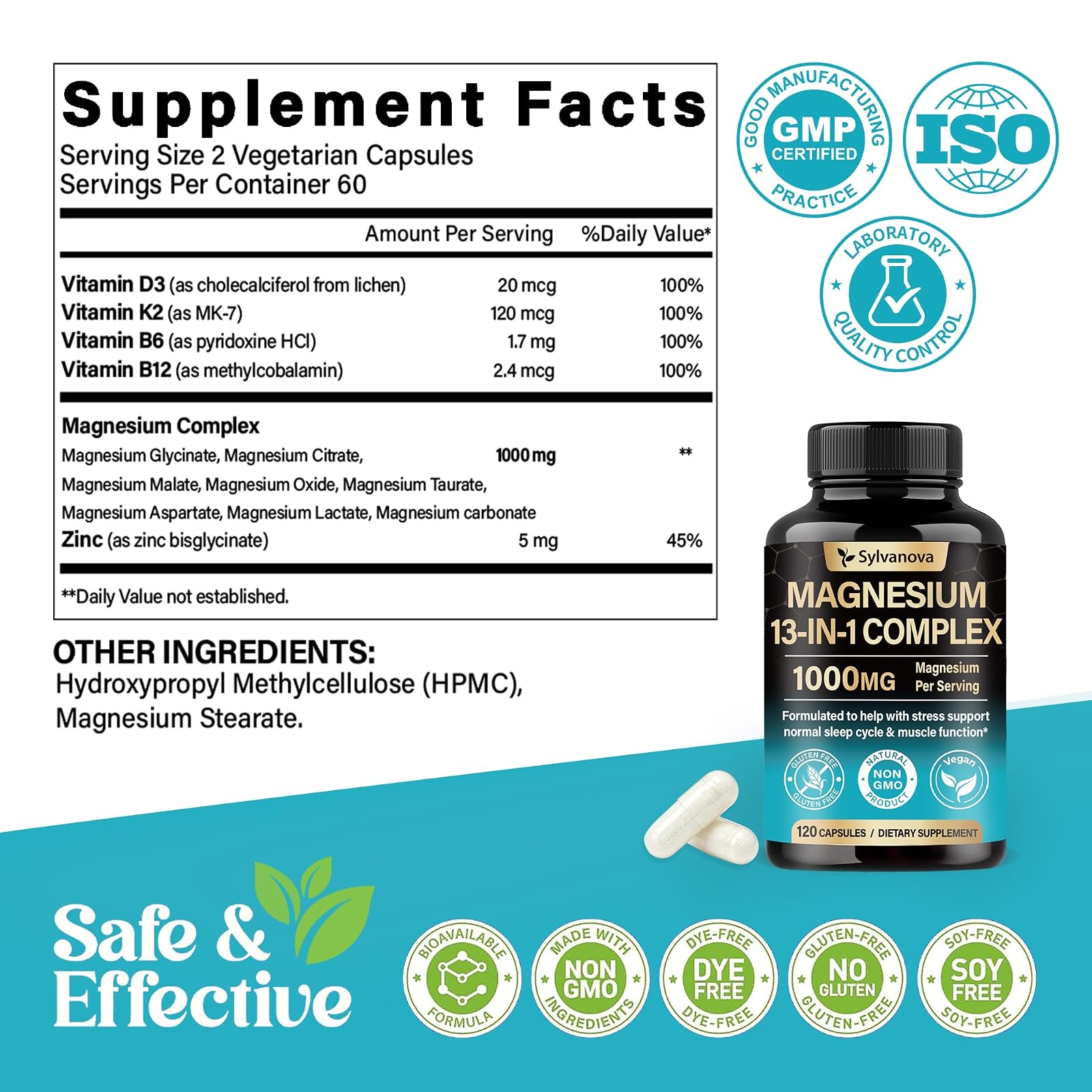 Vegan-friendly magnesium for active lifestyles
