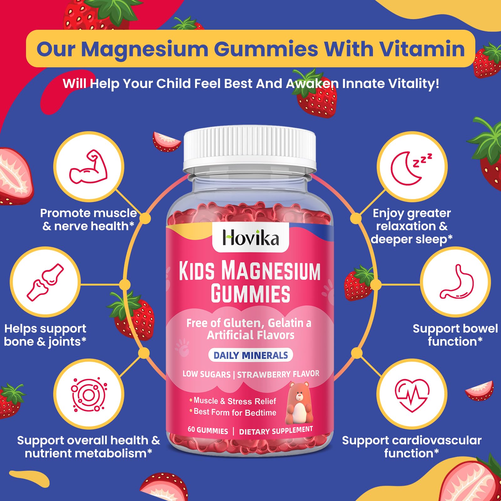 Vegan-friendly magnesium for children