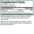 vegan-friendly magnesium glycinate capsules