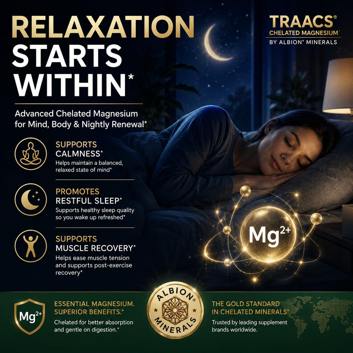 vegan-friendly magnesium glycinate capsules