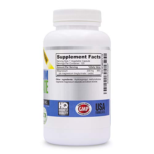 vegan-friendly magnesium glycinate capsules