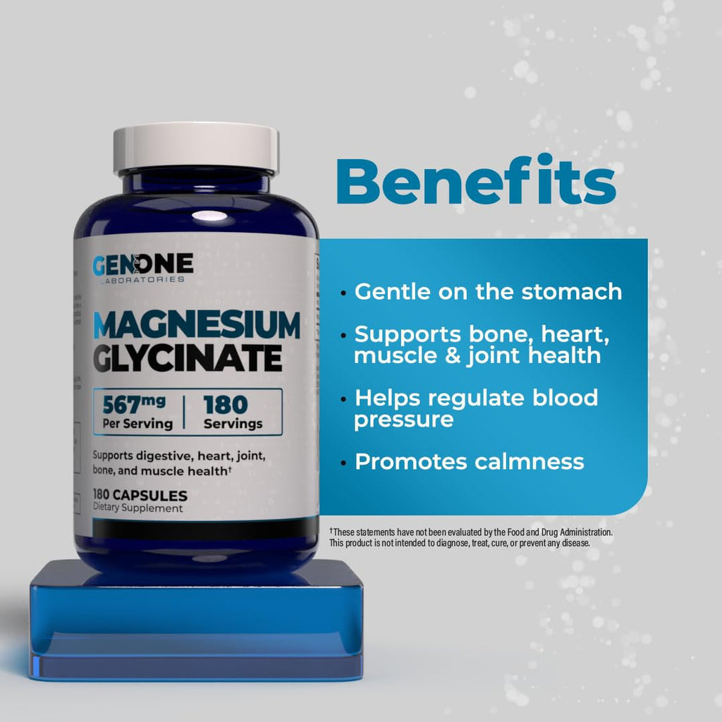 vegan-friendly magnesium glycinate capsules