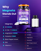 Vegan-friendly Magnesium Glycinate capsules