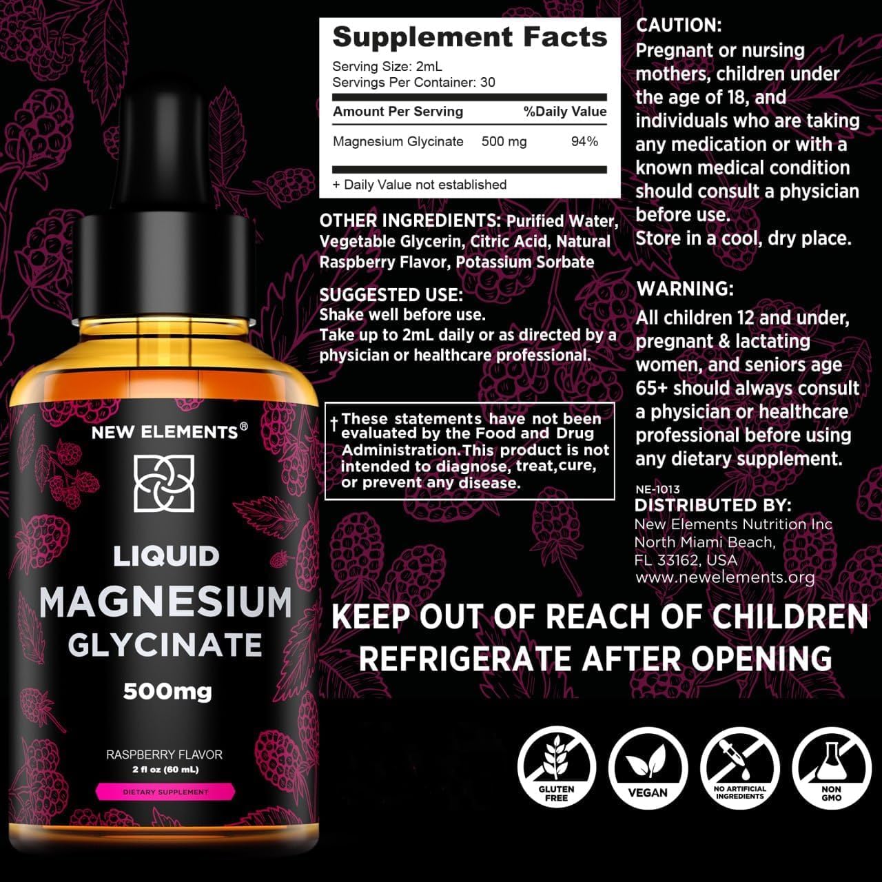 vegan-friendly magnesium glycinate for families