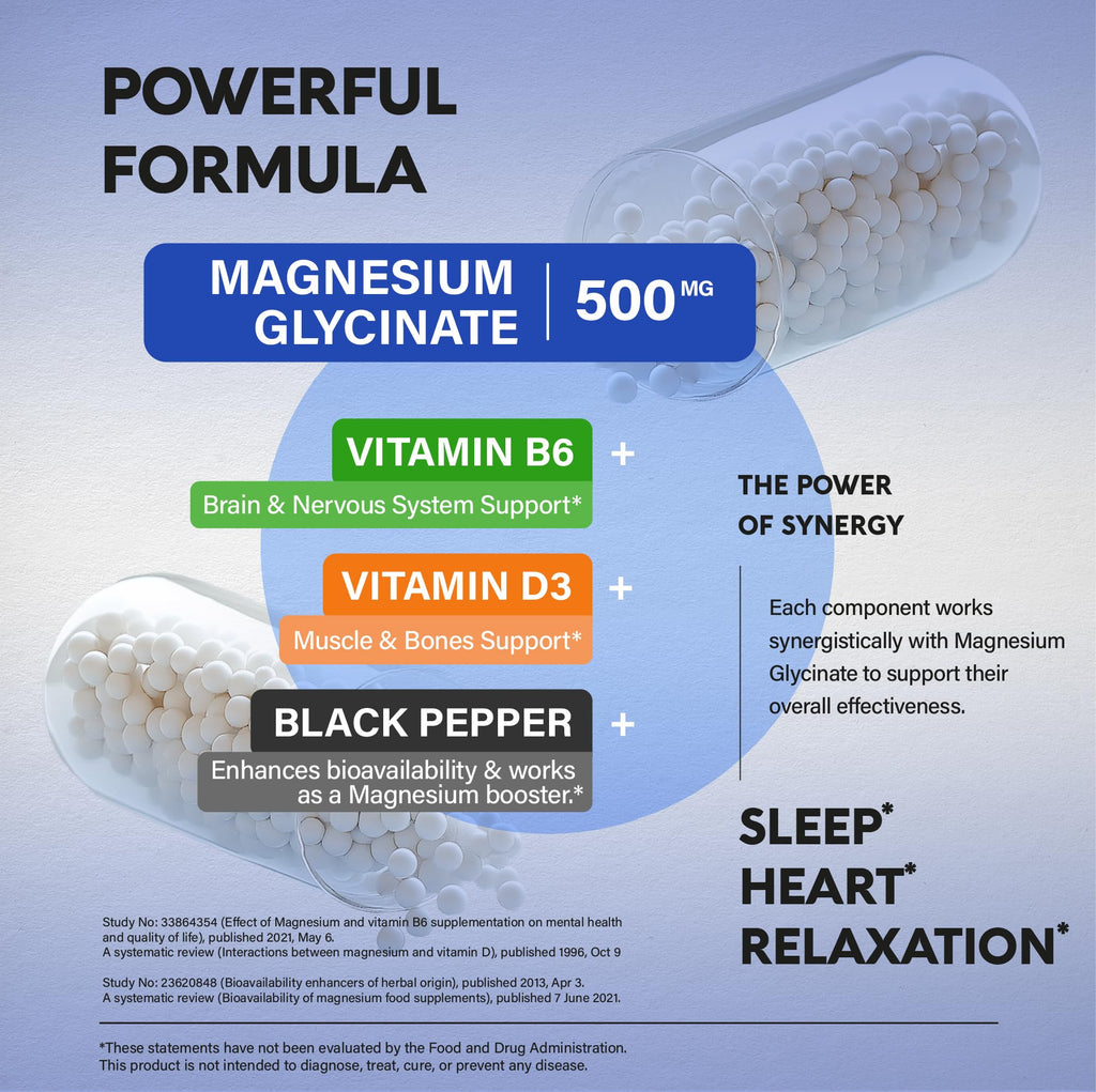 vegan-friendly magnesium glycinate supplement