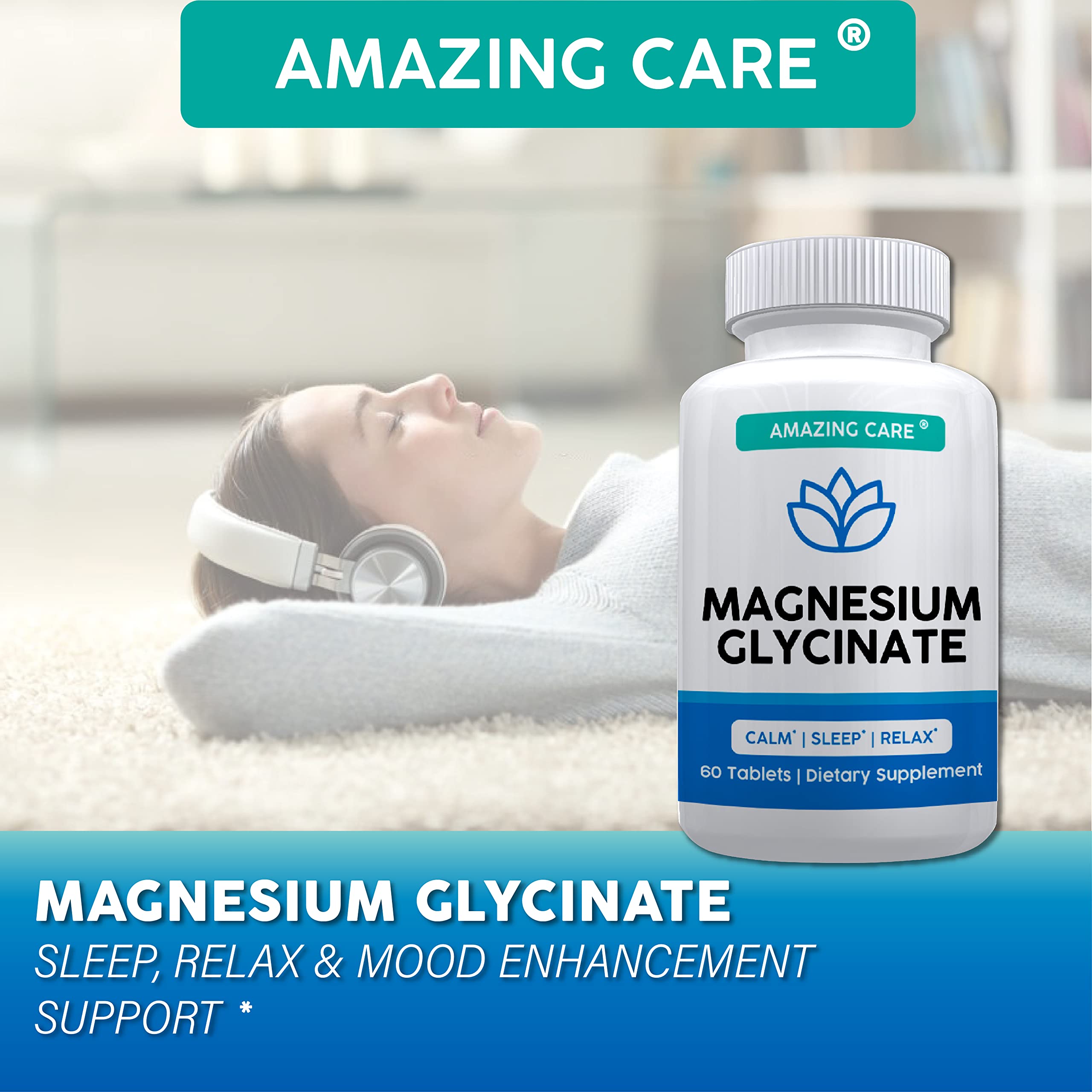 vegan-friendly magnesium glycinate tablets