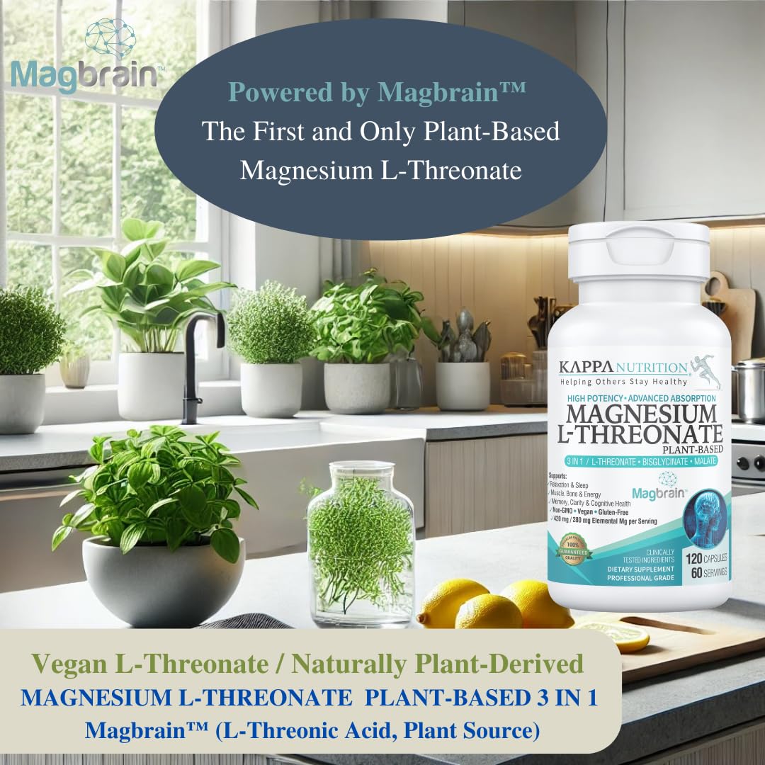 vegan-friendly magnesium L-threonate capsules