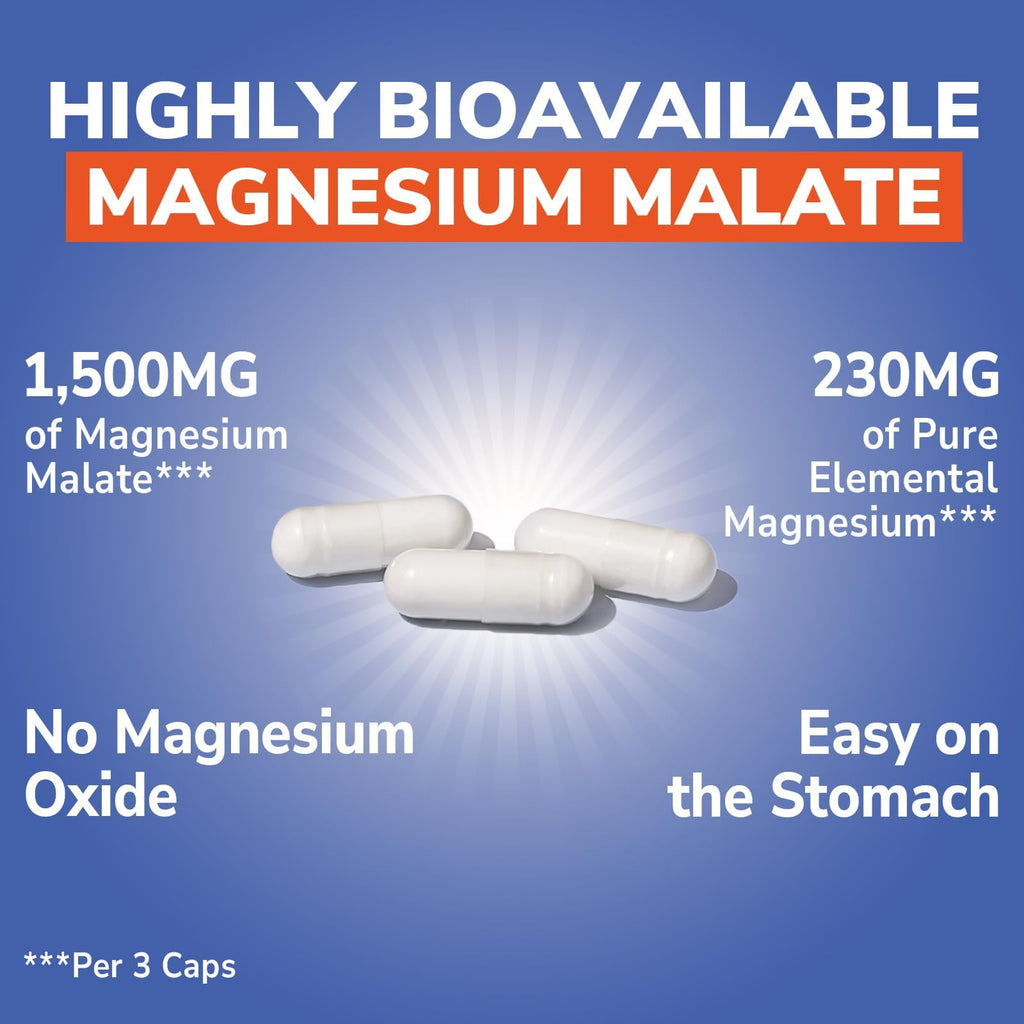 vegan-friendly magnesium malate formula