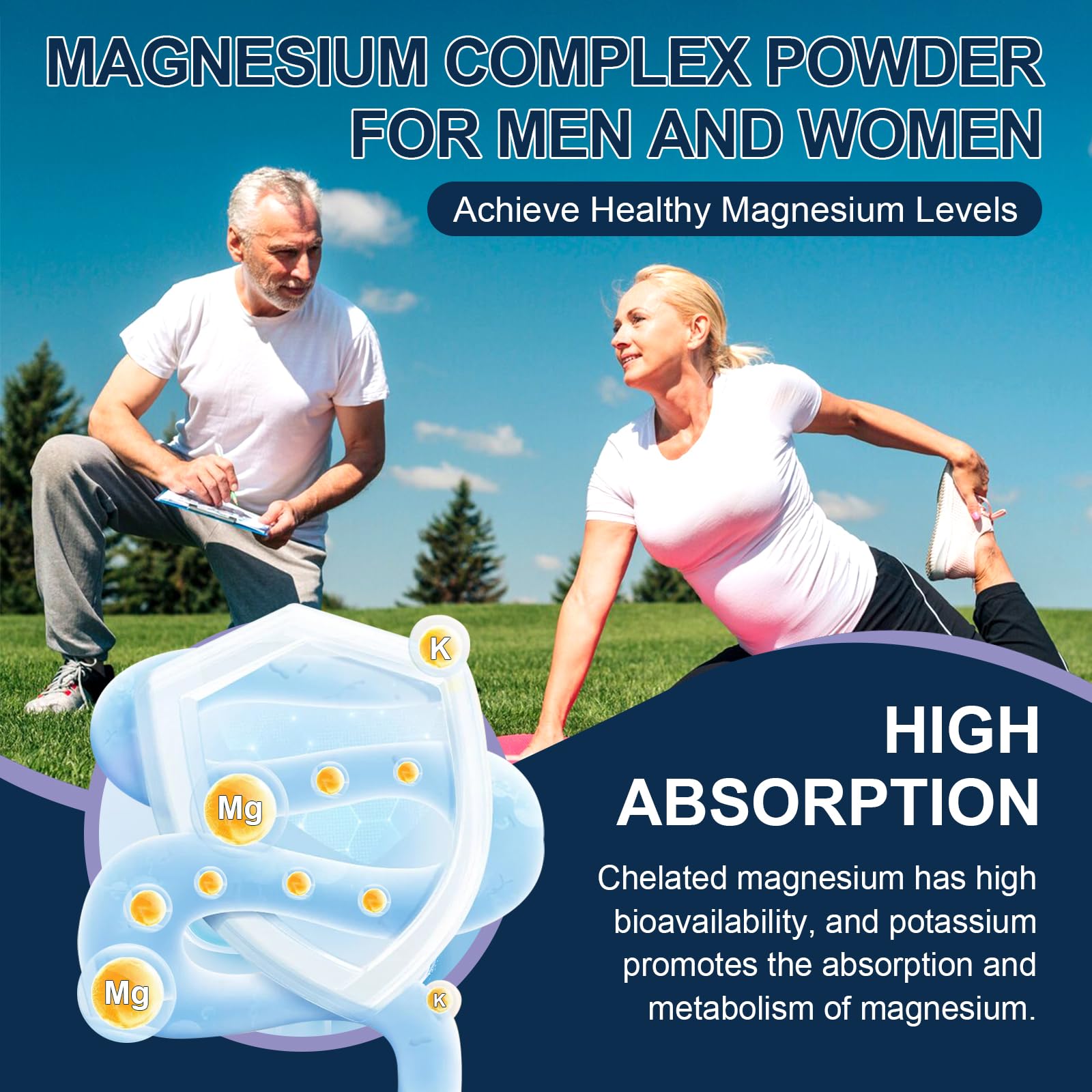 vegan-friendly magnesium powder blend