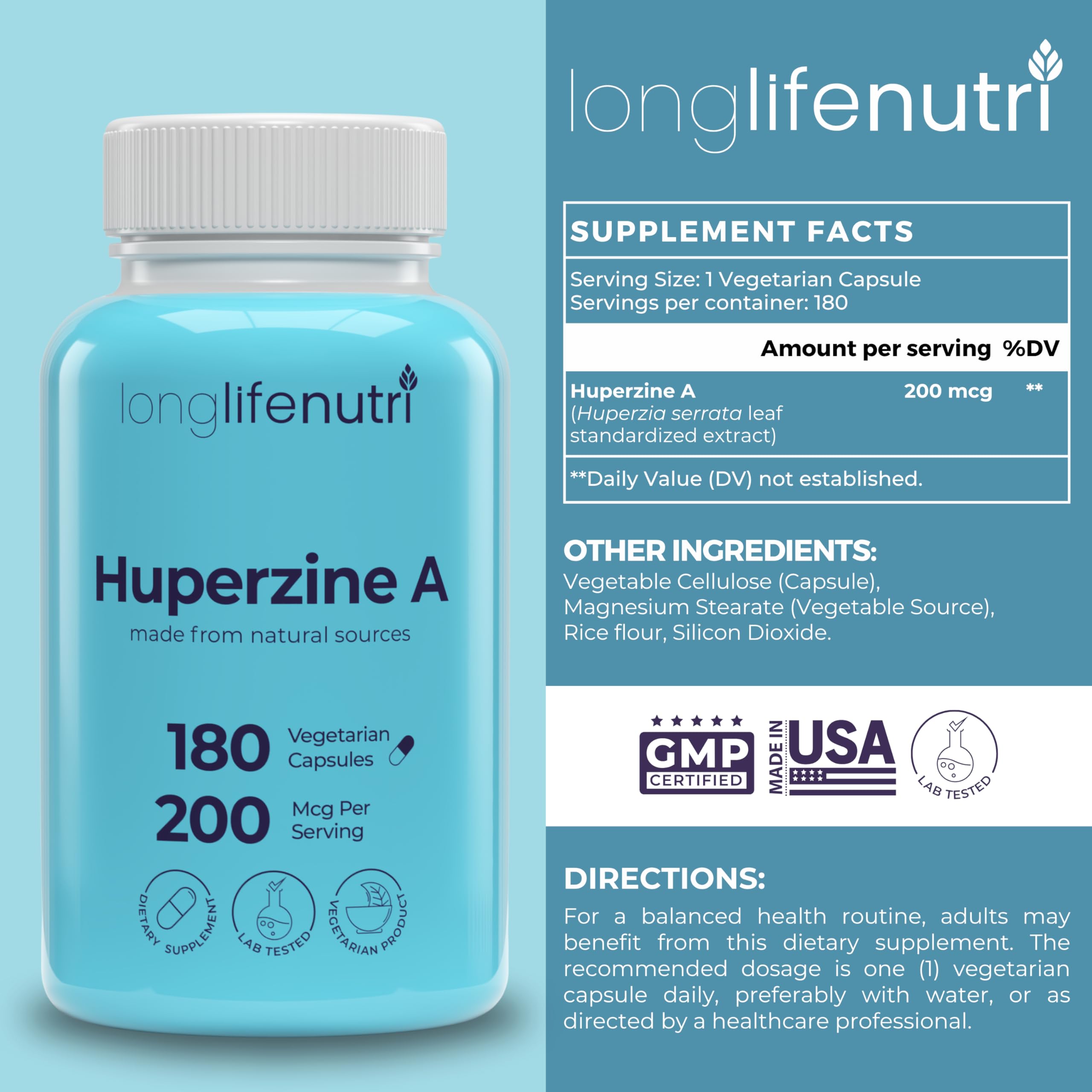 Vegan-friendly memory enhancement supplement
