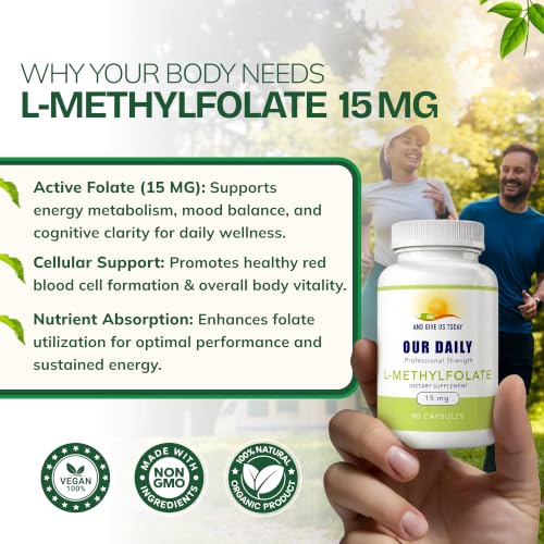 Vegan-friendly methylfolate capsules