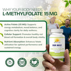 Vegan-friendly methylfolate capsules