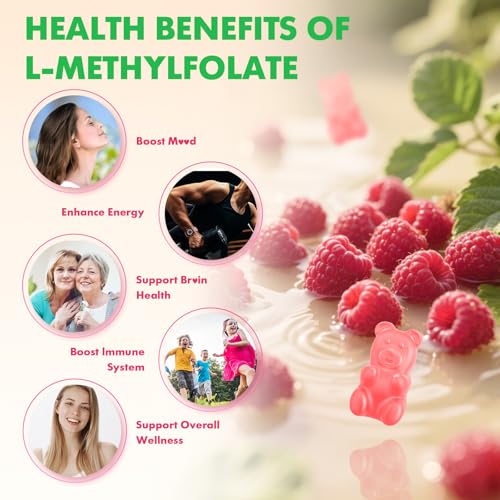 Vegan-friendly methylfolate gummy vitamins